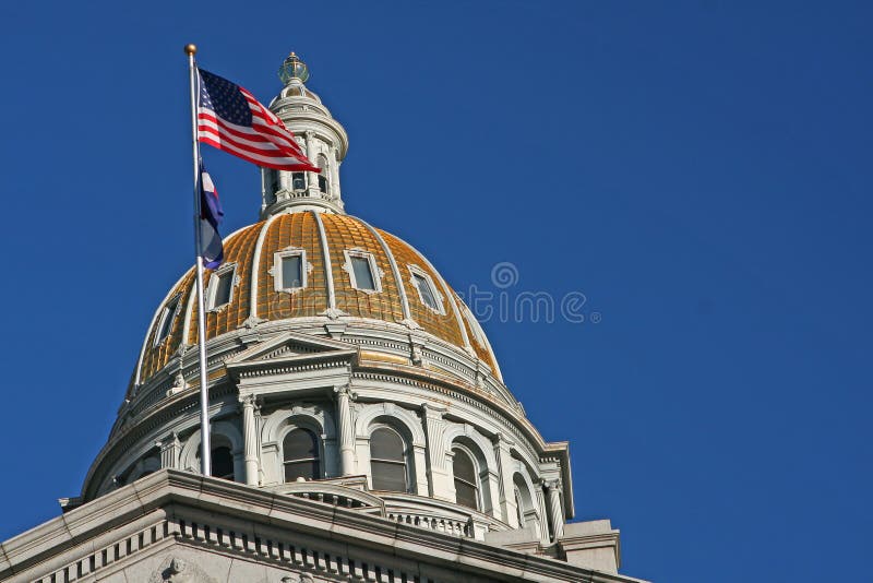 Bóveda Del Edificio Del Capitolio De Denver Imagen de archivo - Imagen ...