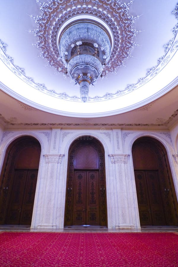 Interior del palacio imagen de archivo. Imagen de lujoso - 4100539