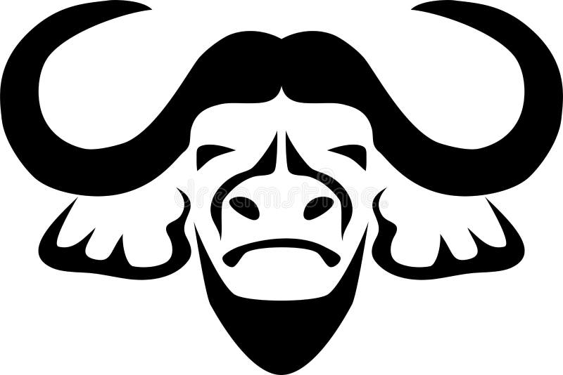 Büffel vektor abbildung. Illustration von safari, wasser - 52496568