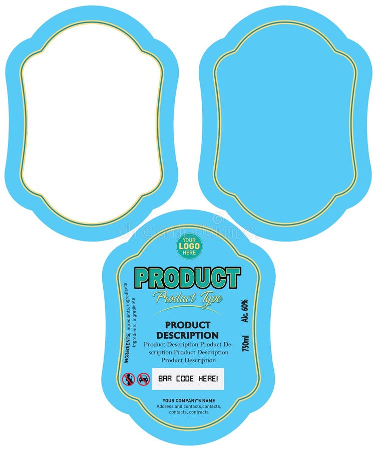 Label stock vector. Illustration of seamless, create - 286221456