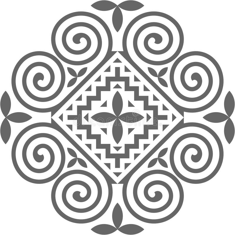 Hmong Ethnic Seamless Embroidery Pattern in Hmong Style. Stock Image ...