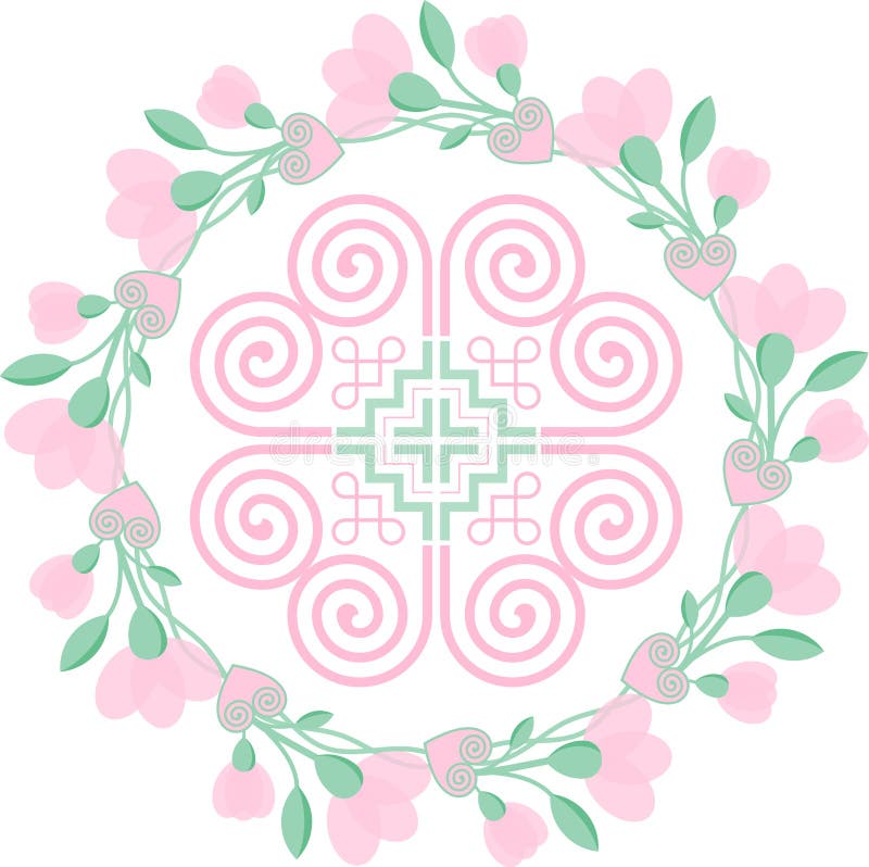 Hmong Ethnic Pattern, Which is a Unique Pattern of the Hmong Ethnic ...