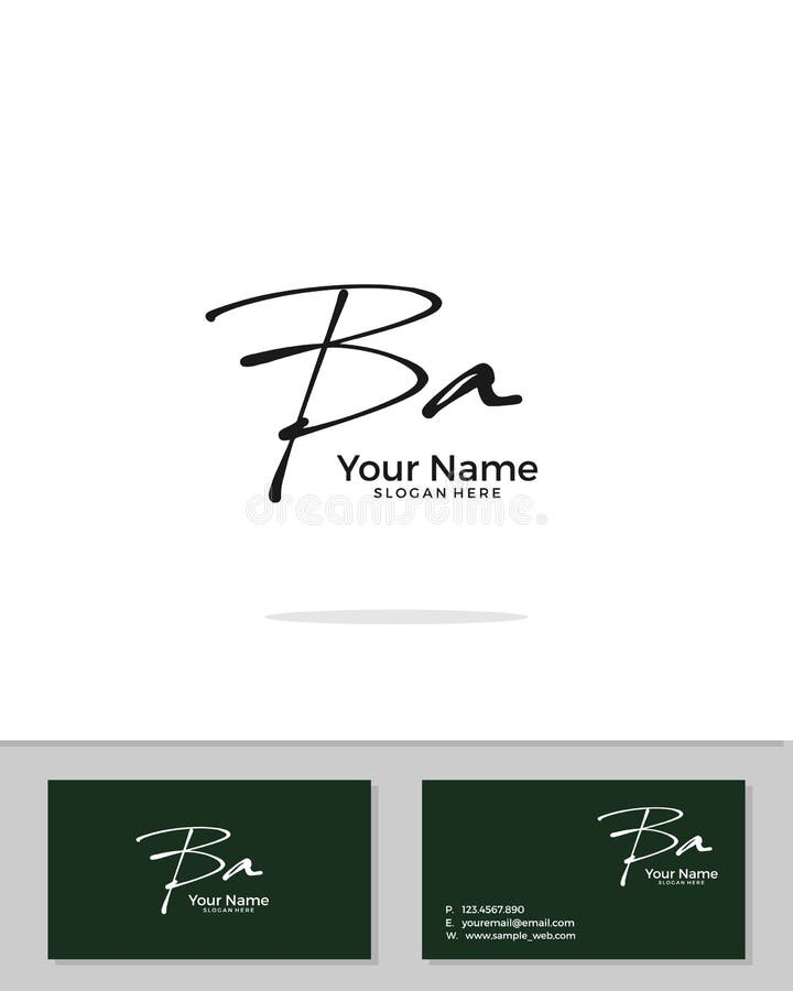 Ba Signature Stock Illustrations – 276 Ba Signature Stock Illustrations ...