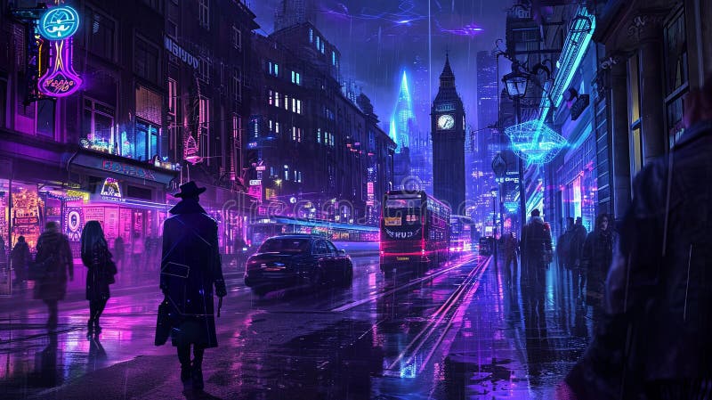 221B Baker Street Reimagined Stock Illustration - Illustration of ...