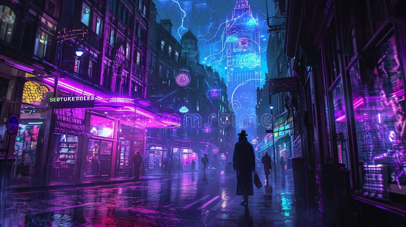 221B Baker Street Reimagined Stock Illustration - Illustration of ...