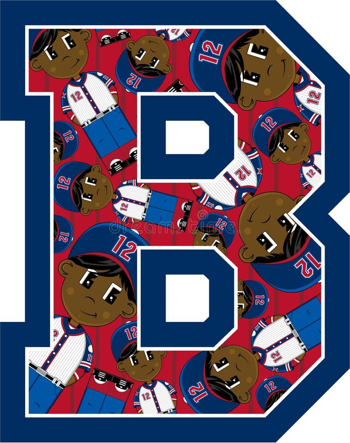 B is for Baseball stock vector. Illustration of baseball - 94442690