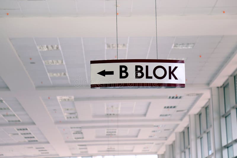 B Block signboard stock image. Image of beautiful, downtown - 55691445