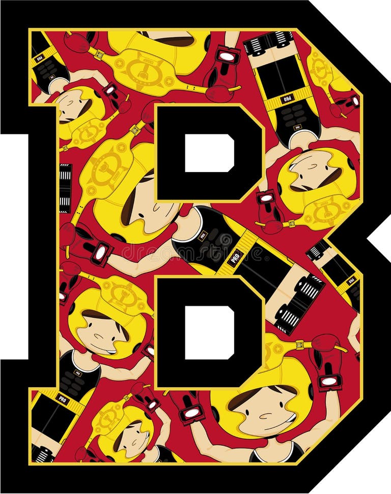 Boxer Alphabet Stock Illustrations – 136 Boxer Alphabet Stock ...