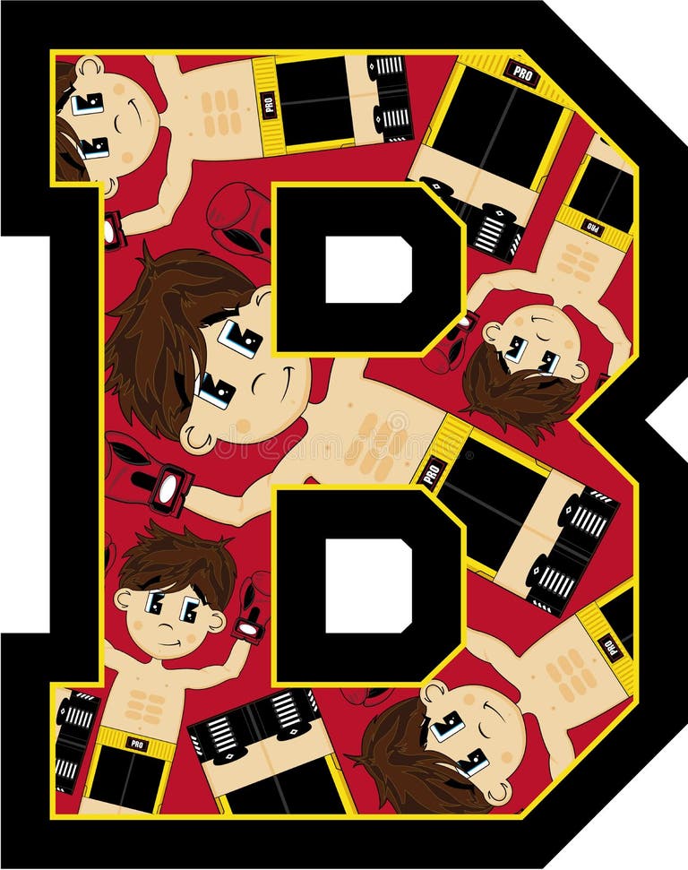 Boxer Alphabet Stock Illustrations – 136 Boxer Alphabet Stock ...