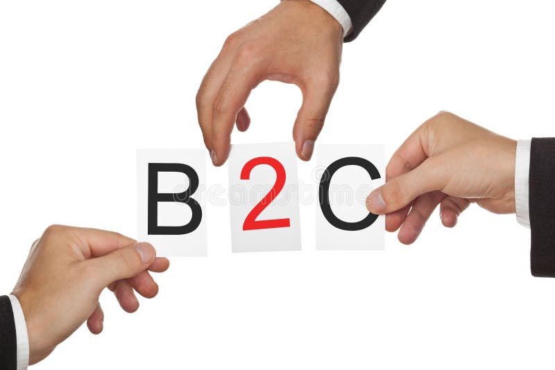 B2c stock photo. Image of trade, commerce, hand, metaphor - 37079436