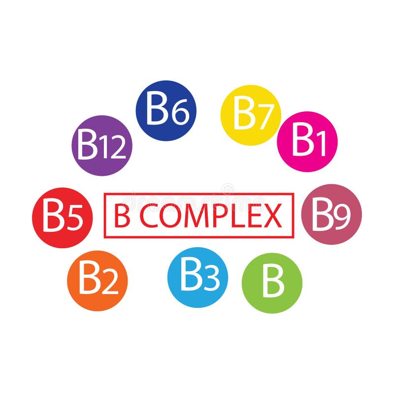 B Complex Vector Icon Illustration Design Template. Stock Vector ...