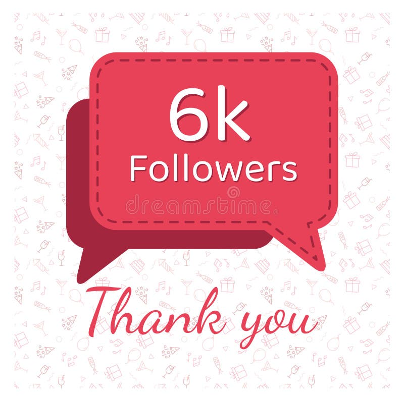 6k Followers Stock Illustrations – 121 6k Followers Stock Illustrations ...