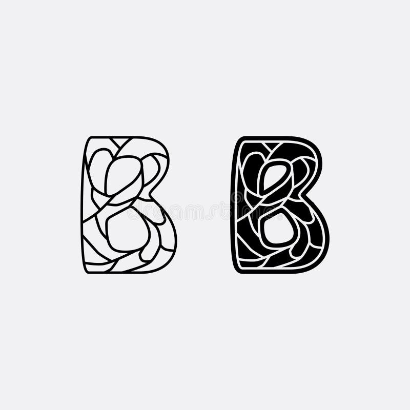 B Font Icon and Letter B Logo Vector. B Logo Symbol Icon Design ...