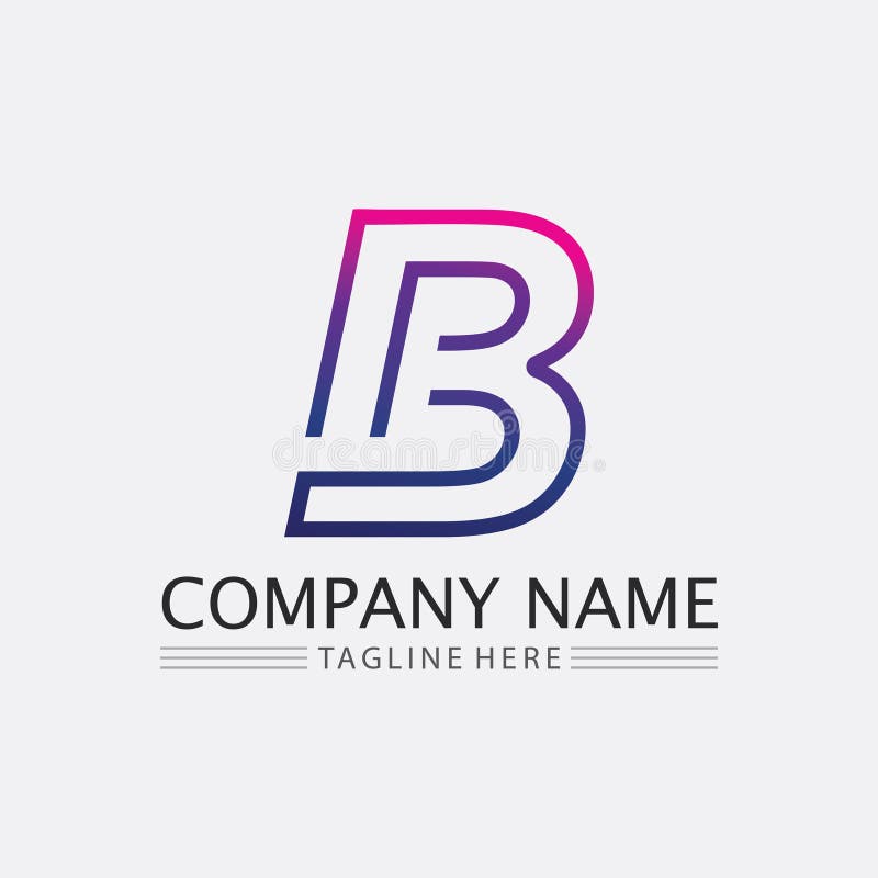 B Font Icon and Letter B Logo Vector. B Logo Symbol Icon Design ...