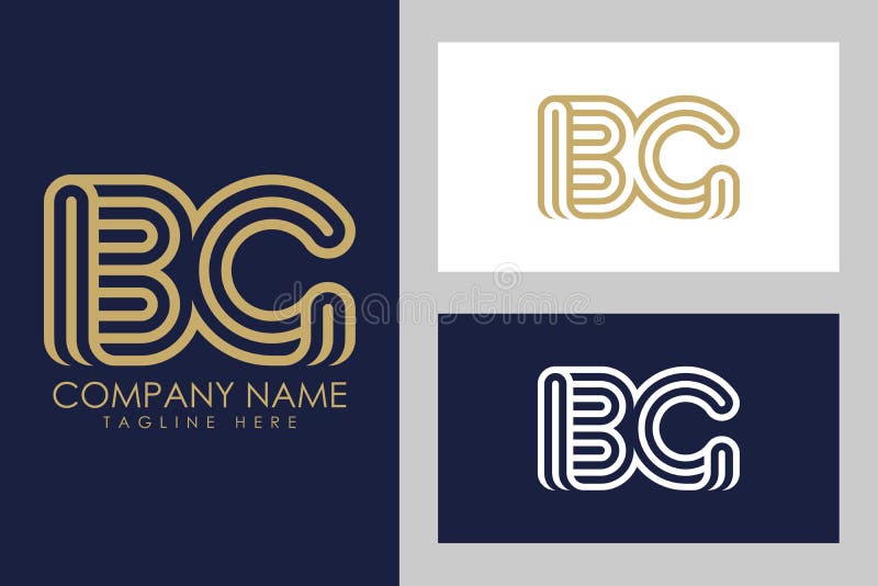 B and G Combination Lines Letter Logo. Creative Line Letters Design ...
