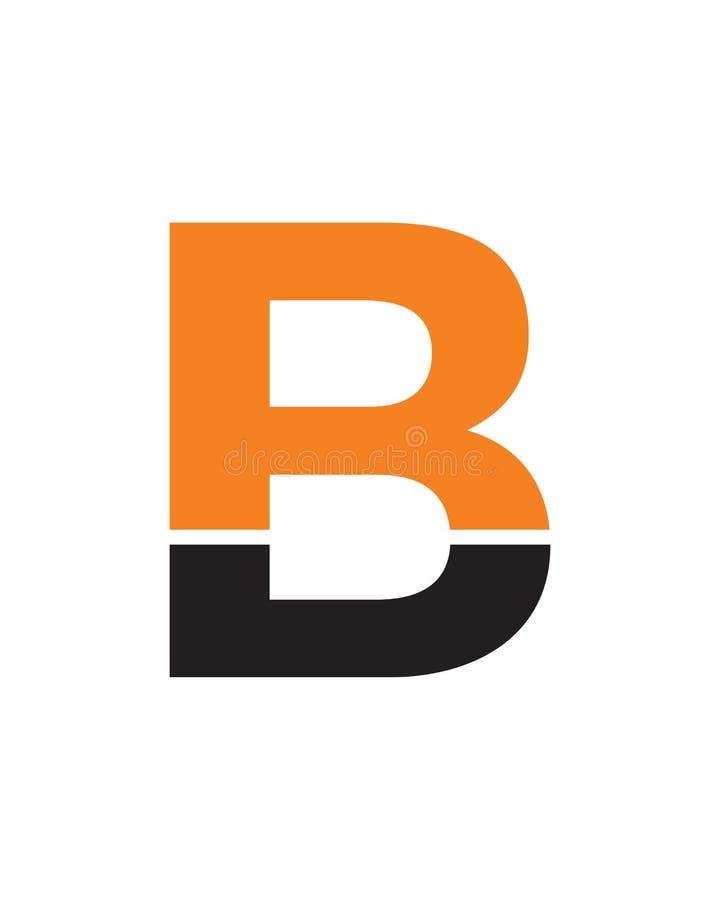 B Initial Logo , Alphabet Logo Vector Stock Vector - Illustration of ...