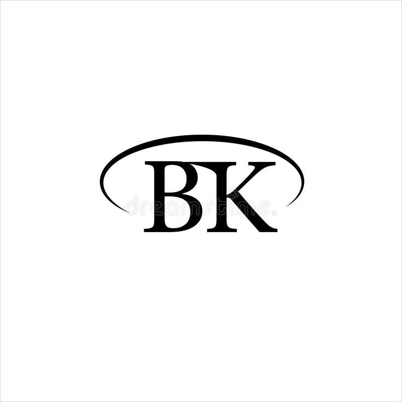 B K Joint Letter Logo Icon Design Stock Vector - Illustration of icon ...