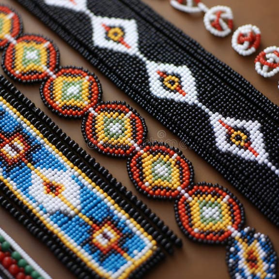 Beadwork Native Patterns Stock Illustrations – 35 Beadwork Native ...