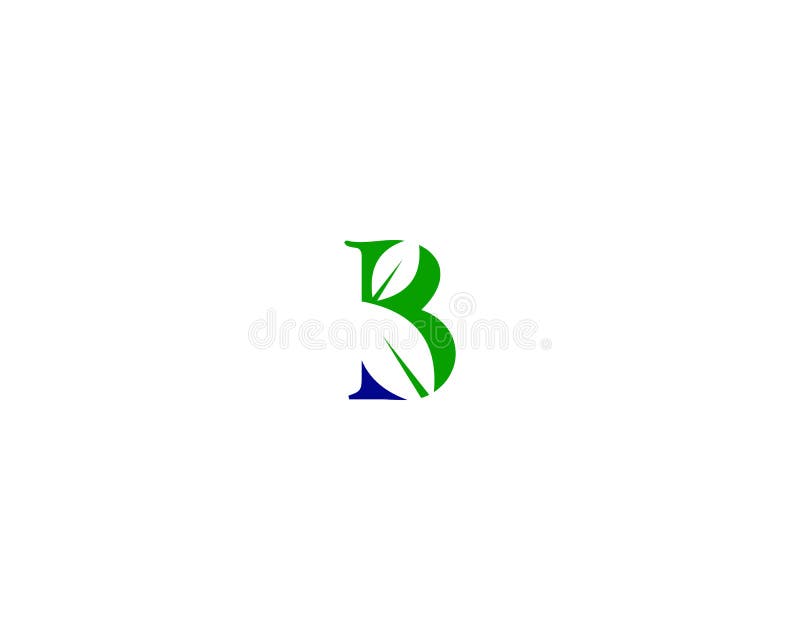 Leaf Letter B Logo Stock Illustrations – 2,003 Leaf Letter B Logo Stock ...