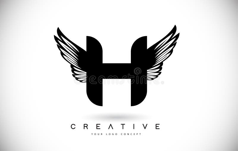 B Letter Logo with Wings. Creative Wing Letter B Logo Icon Design ...