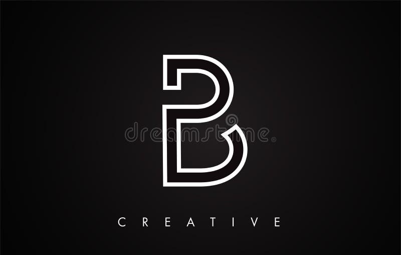 B Letter Modern Trendy Design Logo. Letter B Icon Logo with Modern ...