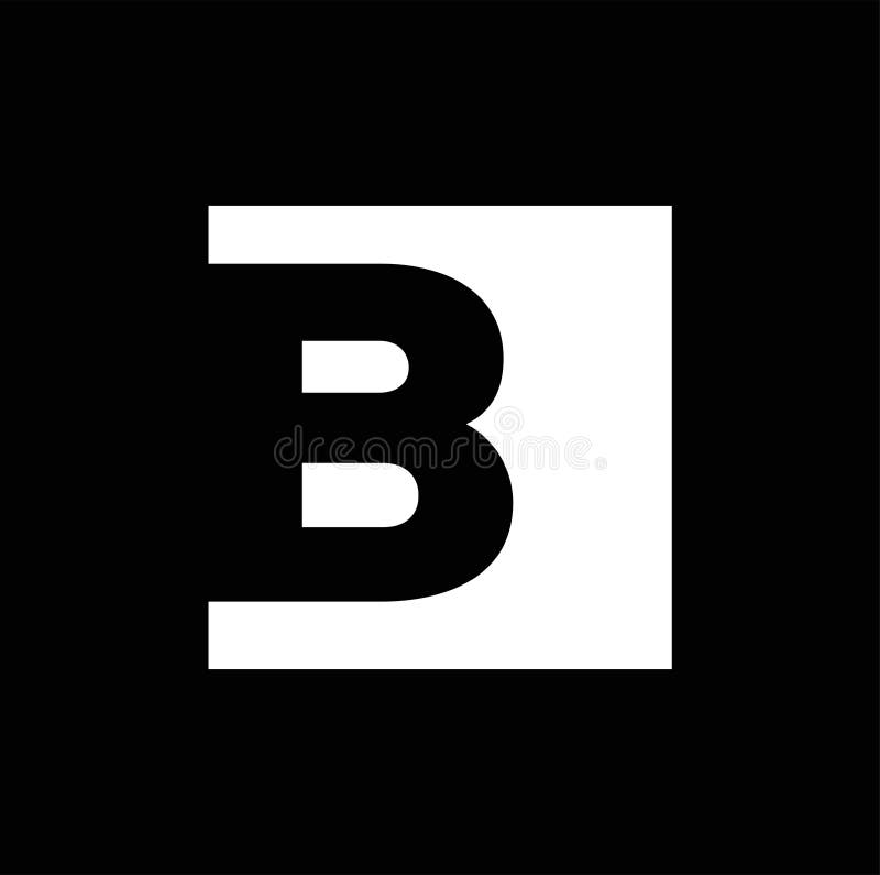 B Letter Typography Vector Icon. B Brand Name Stock Illustration ...