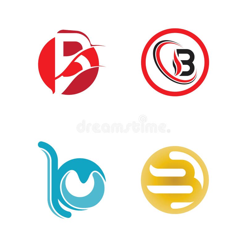 B Letter Vector Illustration Stock Vector - Illustration of internet ...