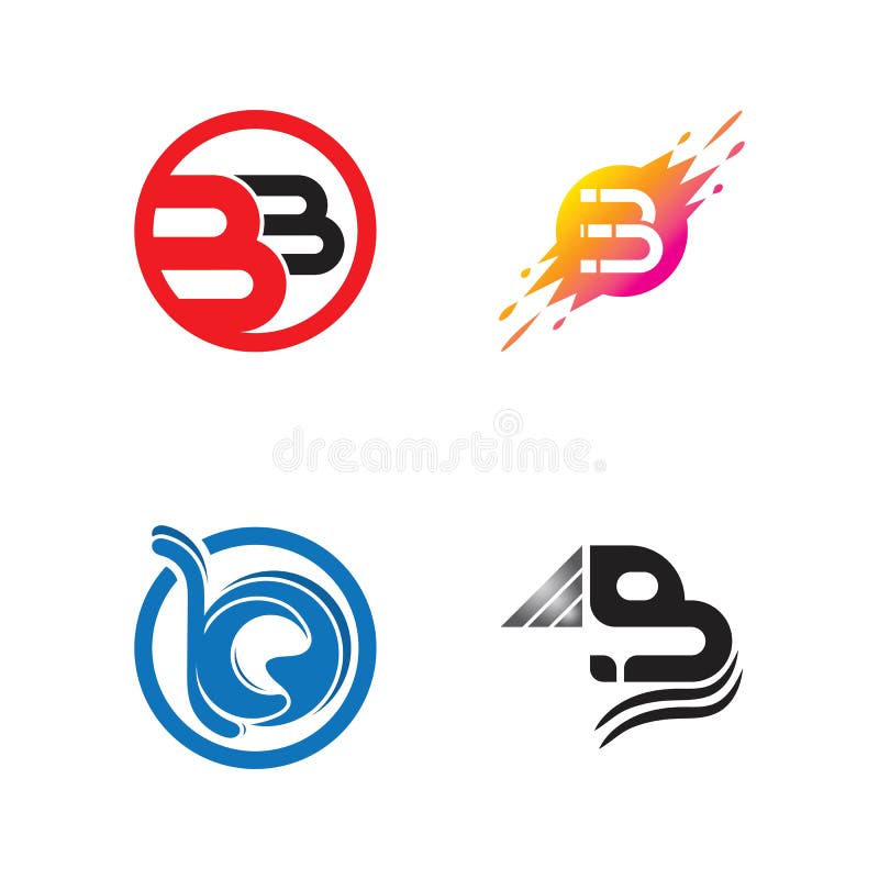 B Letter Vector Illustration Stock Vector - Illustration of shield ...