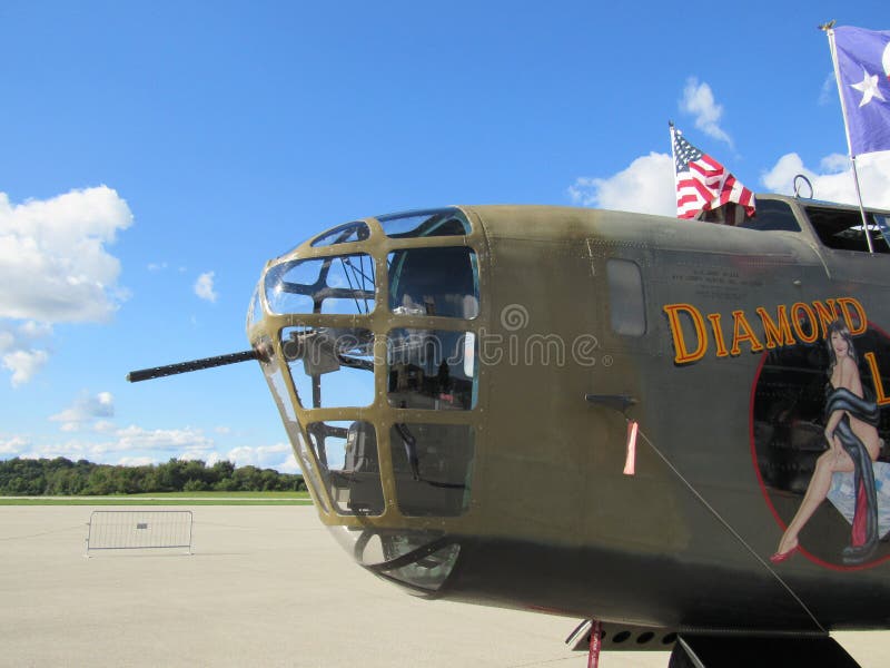 B-24 Liberator front editorial photo. Image of plane - 255697646