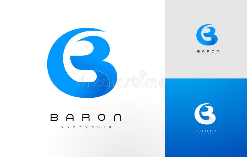 B Logo Blue. B Letter Icon Design Vector Stock Vector - Illustration of ...