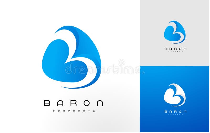 B Logo Blue. B Letter Icon Design Vector Stock Vector - Illustration of ...