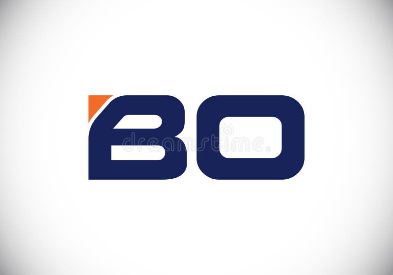 B O Initial Letter Logo Design, Creative Modern Letters Vector Icon ...