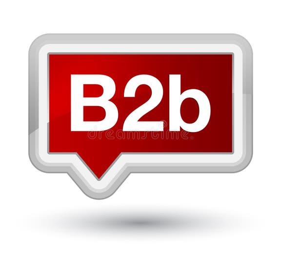 B2b Prime Red Banner Button Stock Illustration - Illustration of prime ...