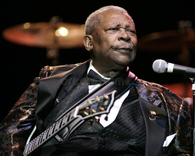 B B Rey Performs En Concierto Foto de archivo editorial - Imagen de ...