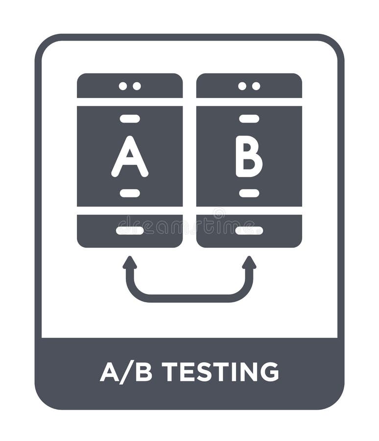 A/b Testing Icon in Trendy Design Style. a/b Testing Icon Isolated on ...
