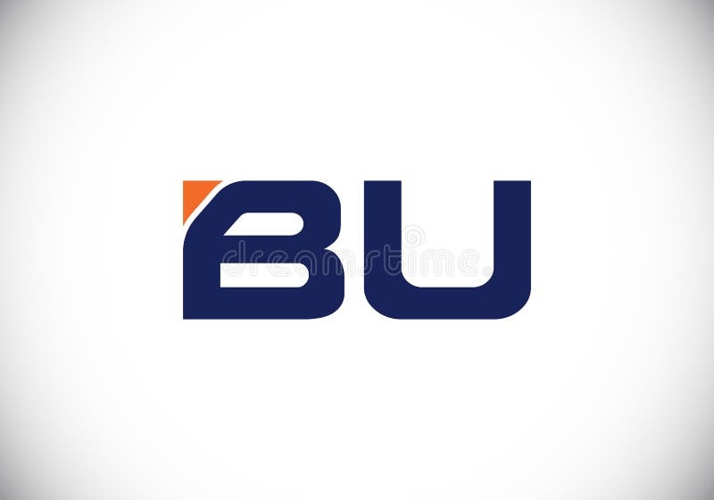 B U Initial Letter Logo Design, Creative Modern Letters Vector Icon ...