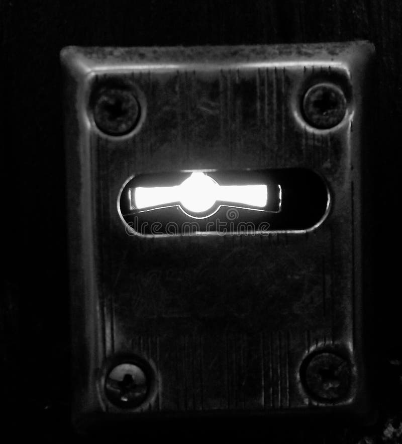 Through the lock stock photo. Image of black, lock, close - 114188270