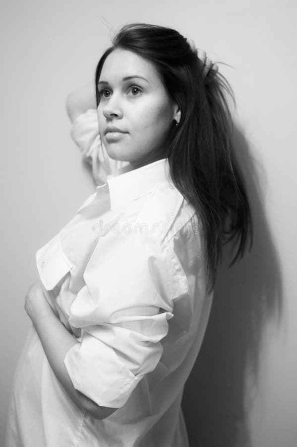 B&white model posing stock photo. Image of gorgeous - 54559062