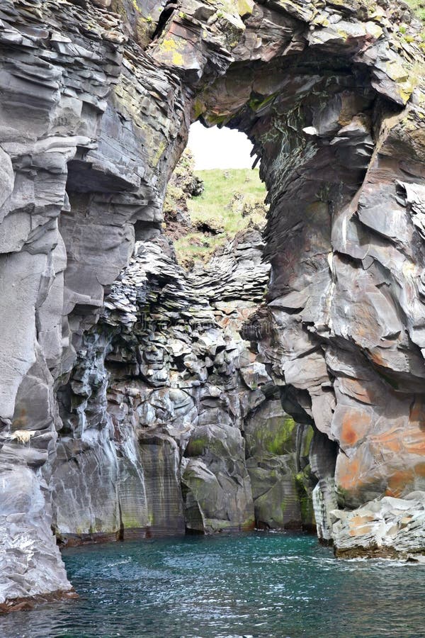 BaÃ°stofa Rock Formation, Hellnar - Iceland Stock Photo - Image of ...