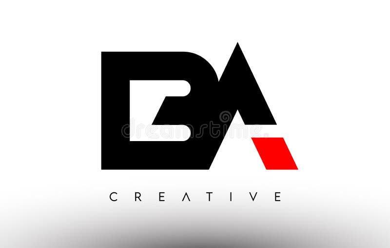 BA Creative Modern Letter Logo Design. BA Icon Letters Logo Vector ...