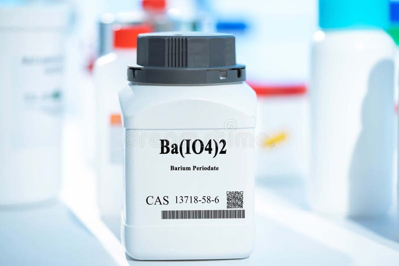 Ba(IO4)2 Barium Periodate CAS 13718-58-6 Chemical Substance in White ... Ba(IO4)2 Barium Periodate CAS 13718-58-6 Chemical Substance in White ...