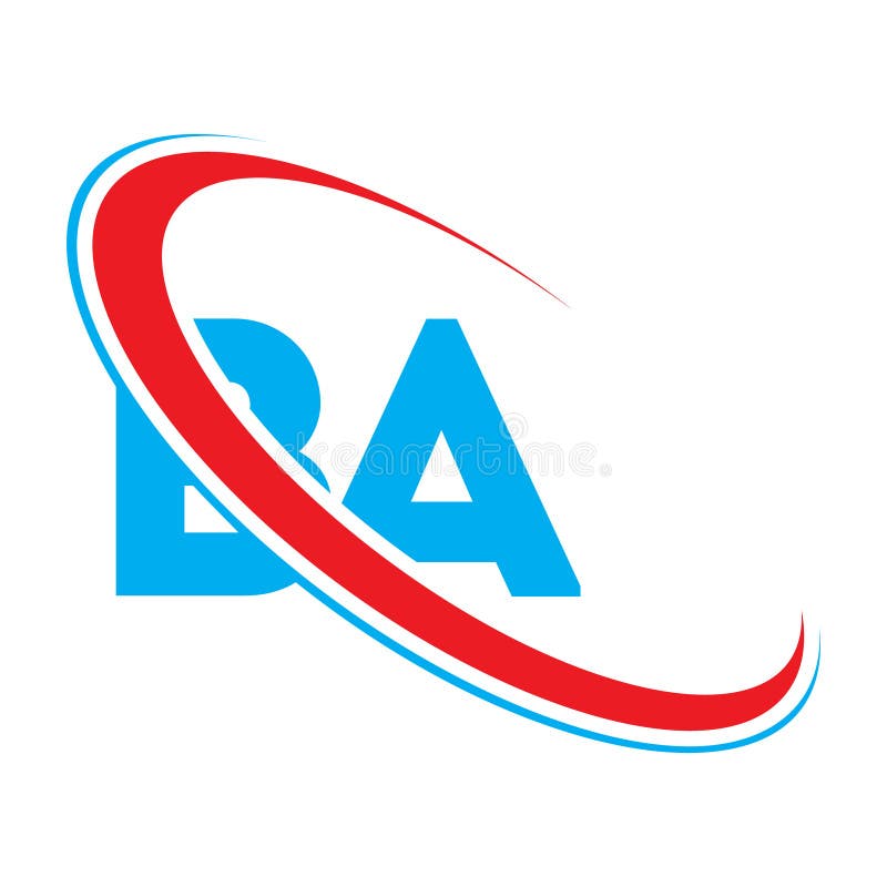 BA Letter Logo Design. Creative Modern BA Letters Icon Illustration ...