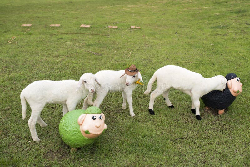 Baa-lamb stock image. Image of meadow, fleecy, environment - 43050159