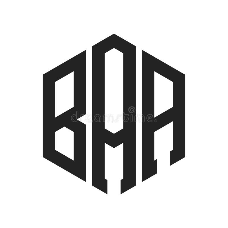 BAA Logo Design. Initial Letter BAA Monogram Logo Using Hexagon Shape ...