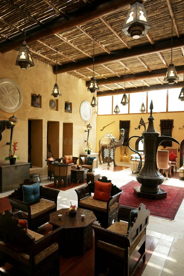 Bab Al-Shams Desert Resort editorial stock image. Image of arabian ...