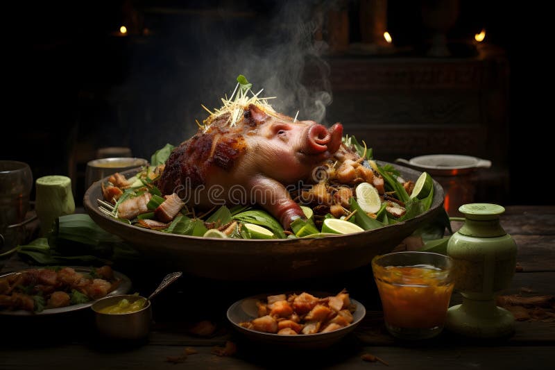Babi Guling, a Festive Balinese Dish Featuring Spit-roasted Suckling ...
