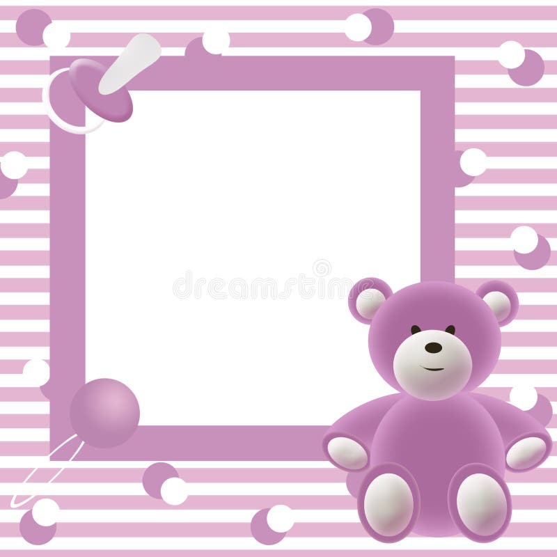 Children S Frame. Bear. Handmade. Stock Vector - Illustration of ...