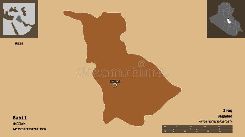 Babil, Province of Iraq,. Previews. Pattern Stock Illustration ...
