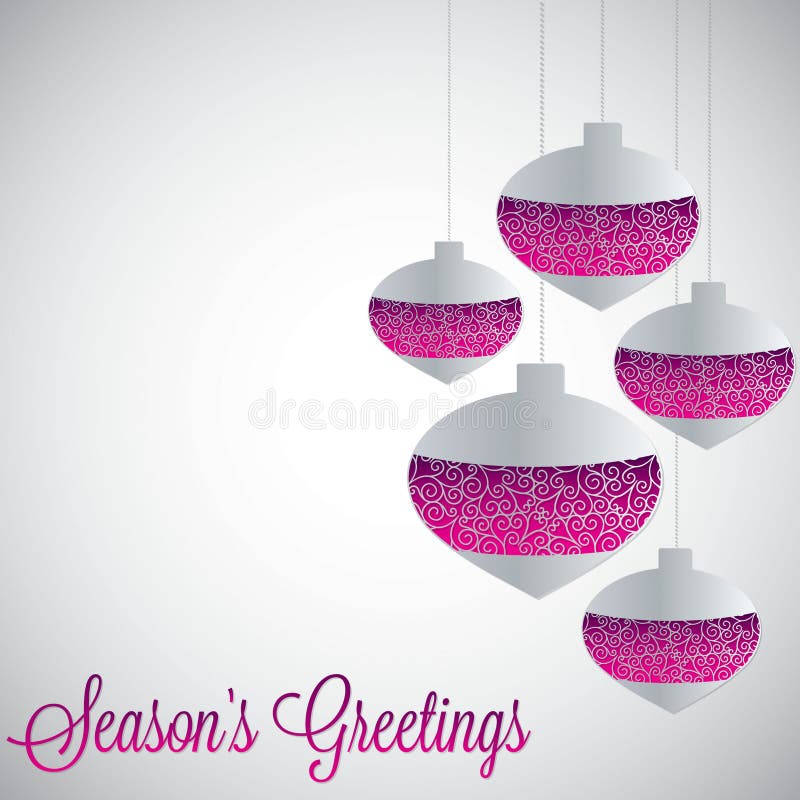 Babioles En Filigrane Blanches Avec Le Gradient Illustration de Vecteur ...