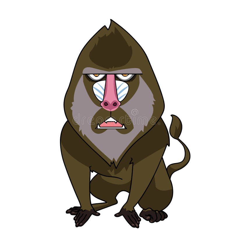 Baboon Face Stock Illustrations – 654 Baboon Face Stock Illustrations ...